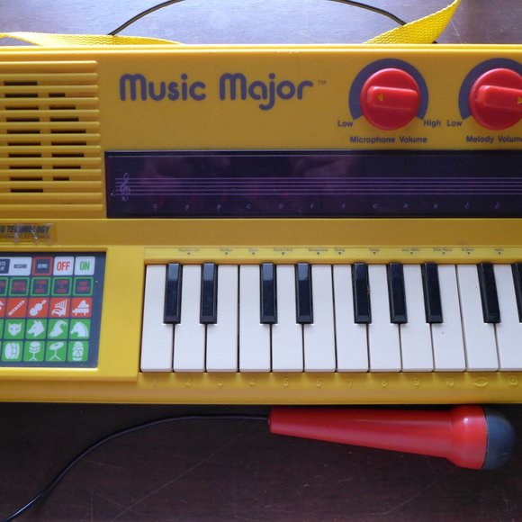 Toys | Vtech Music Major Electronic Piano Keyboard Yellow | Poshmark